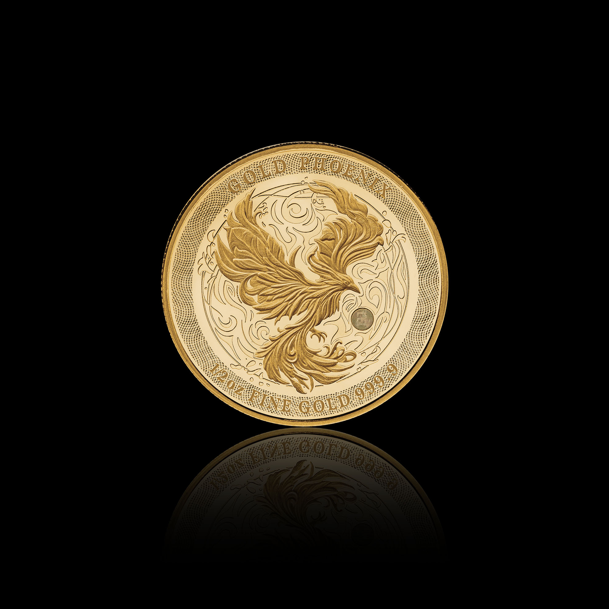 Gold Phoenix Bullion Coin, 1/2 oz